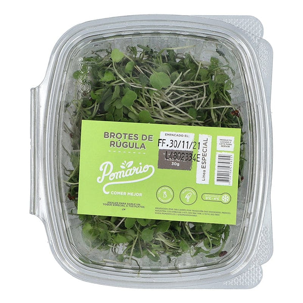 Brotes Rugula Pomario X 30G – Merkaorgánico Online